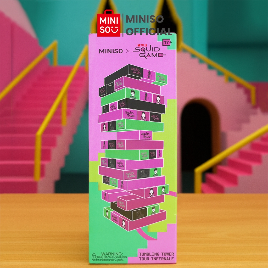 Jual MINISO x SQUID GAME Collection Tumbling Tower | Shopee Indonesia