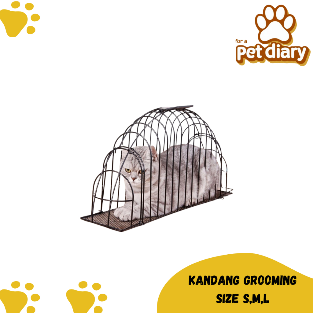 Jual KANDANG GROOMING KUCING SIZE S,M,L UNTUK MENGERINGKAN KUCING ...