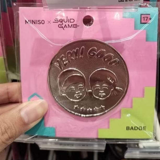 Jual Miniso x Squid Game Badge Coin Limited Edition | Shopee Indonesia