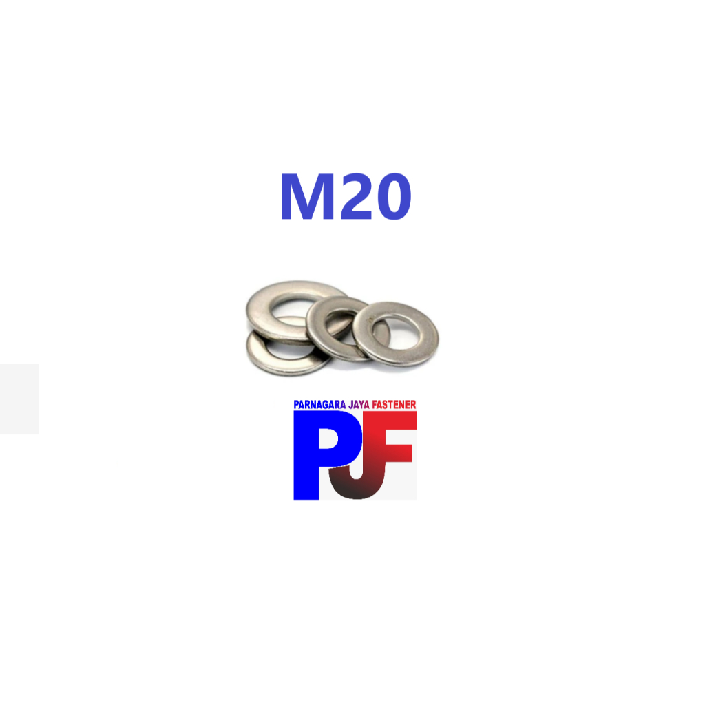 Jual Ring Plat M20 Stainless Steel 304 / Washer Plated Stainless ...