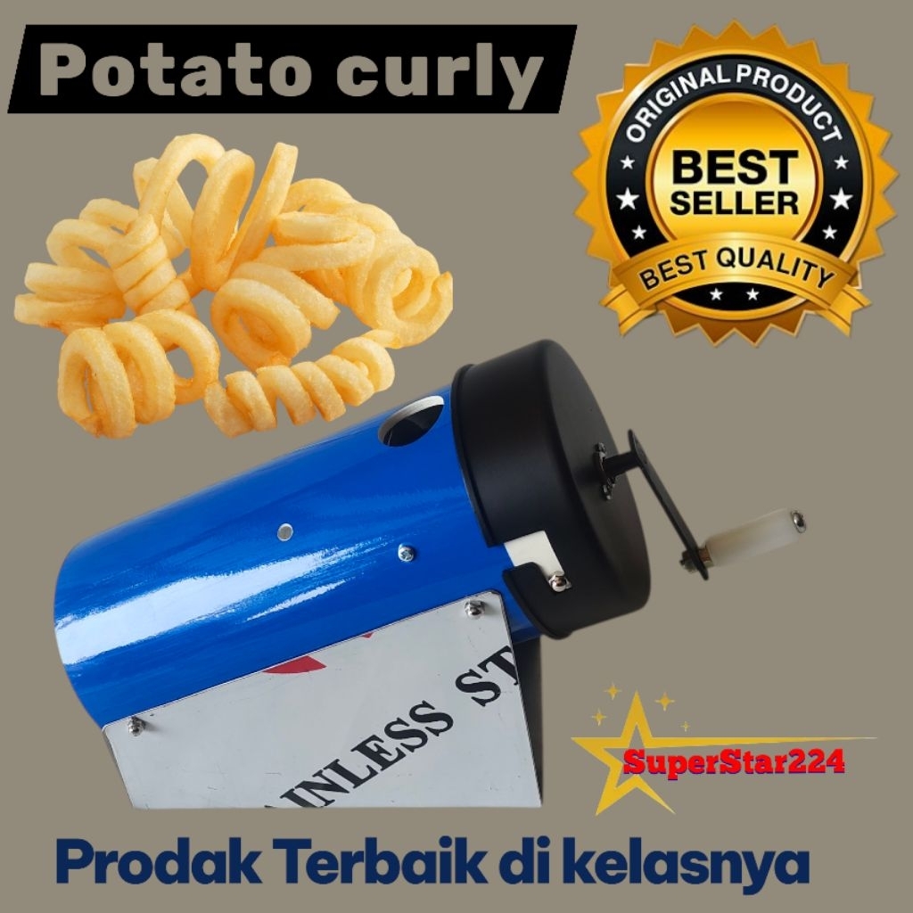 Jual Alat potong potato curly | kentang Curly | kentang keriting ...