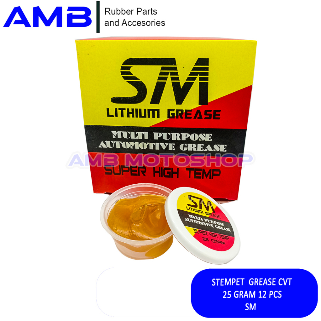 Jual 1 DUS 12 PCS STEMPET GRIS GREASE MULTIPURPOSE SERBAGUNA MERK SM ...