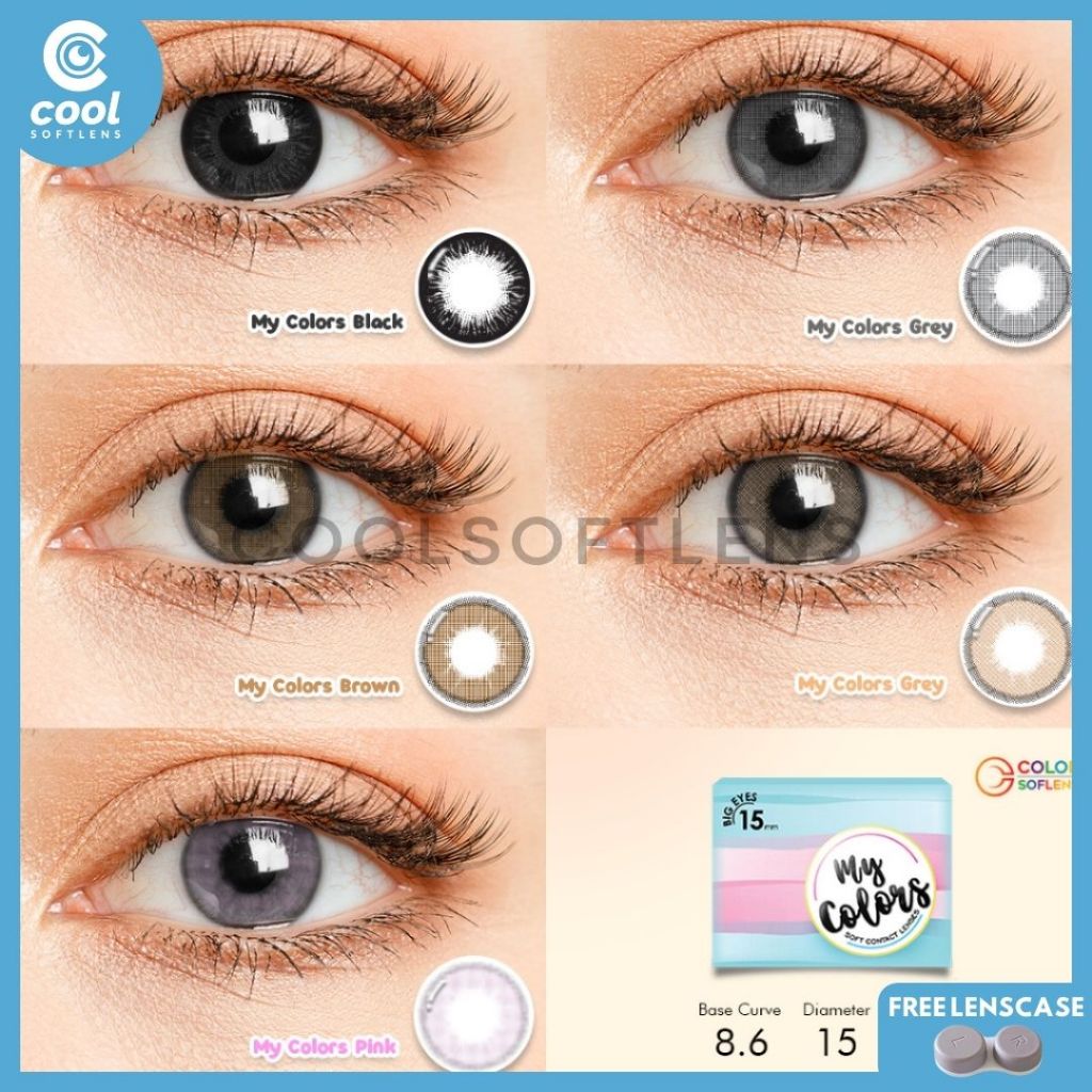 Jual Softlens MY COLORS 15 MM Normal & Minus (-0,50 S/D -6,00) By Omega ...