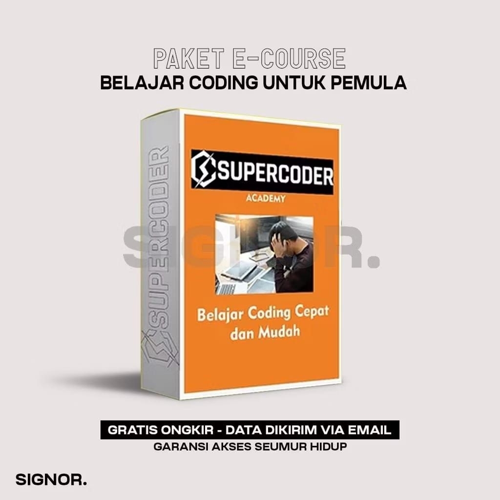 Jual [K8172] Super Coder Academy - Belajar Coding Cepat & Mudah Untuk Pemula | Shopee Indonesia