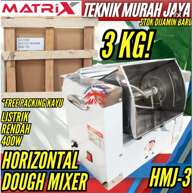 Jual MATRIX Mesin Pembuat Adonan Tepung 3 Kg 3 Liter HMJ3S Dough Mixer Maker HMJ 3S Mesin Adonan ...