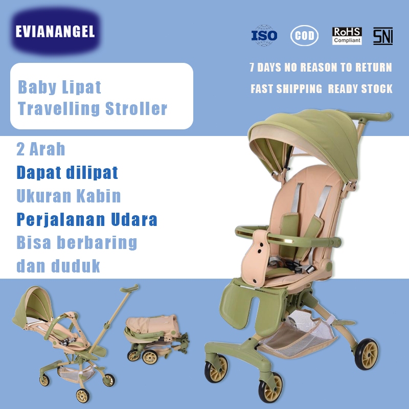 Jual EVIANANGEL Baby Stroller Magic Foldtable Lightweight Mainan 180 ...