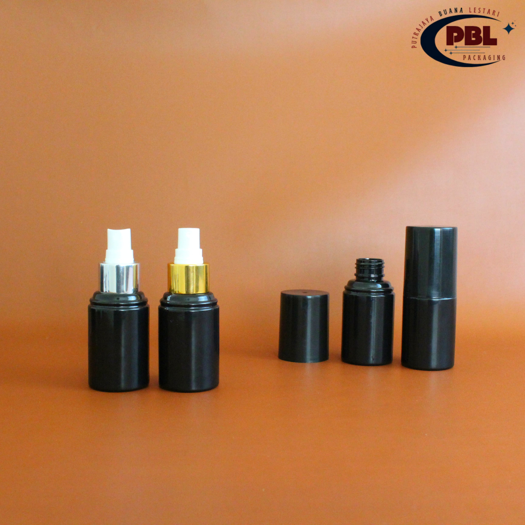 Jual Botol Dioly Spray 60ml Hitam / Botol Face Mist Spray 60ml / Botol ...