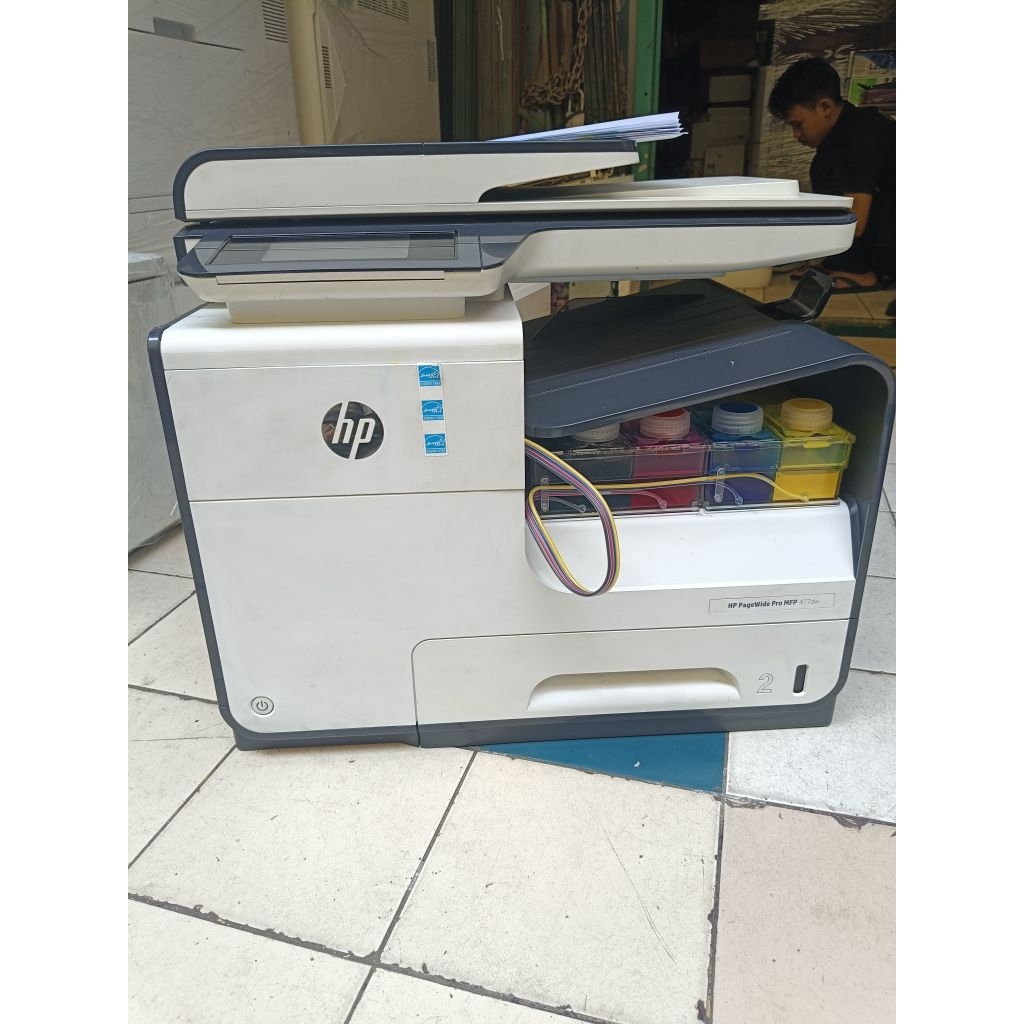 Jual Printer hp pagewide pro 477dw infus cetak undangan | Shopee Indonesia