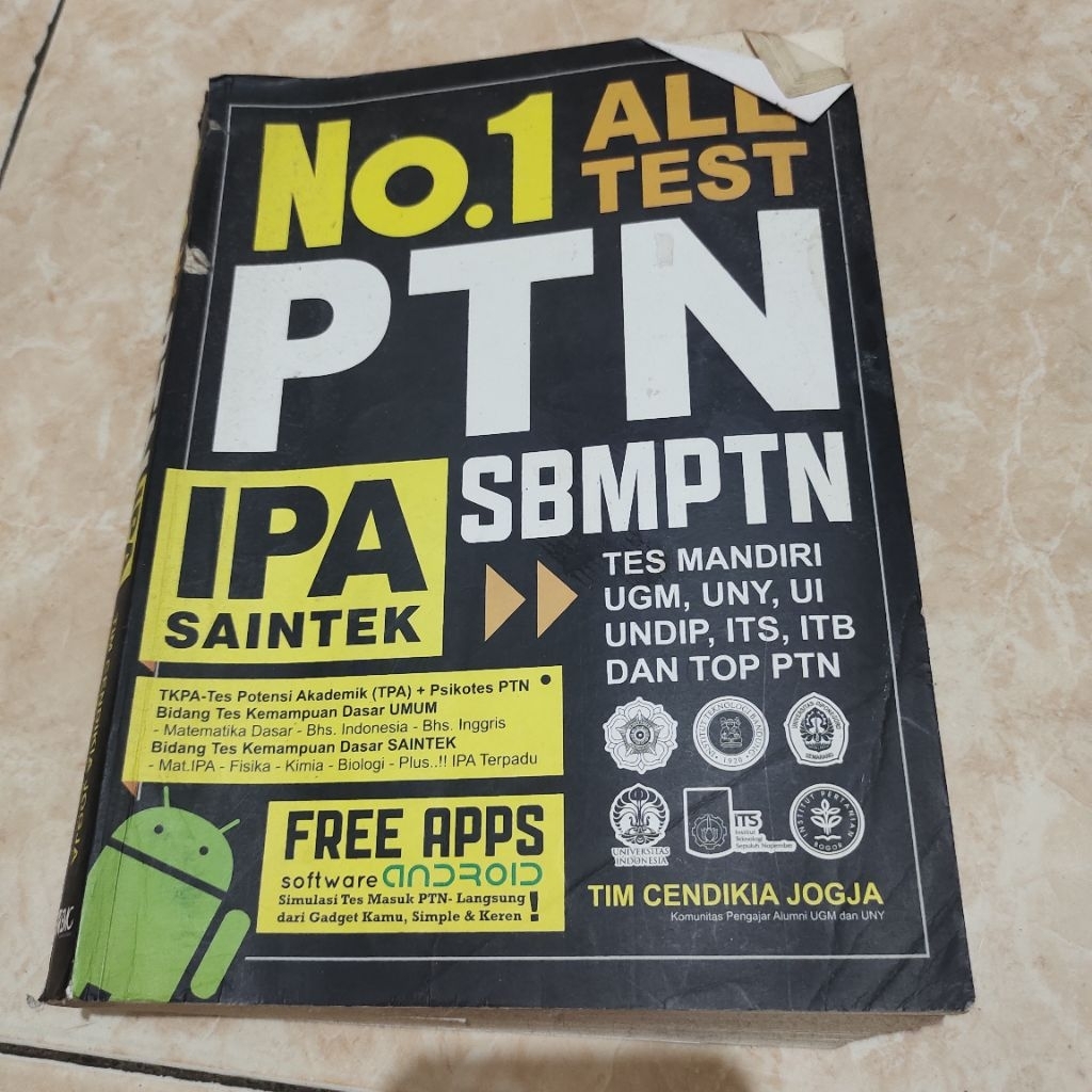 Jual Buku BEKAS LATIHAN SOAL IPA SNBP/SBMPTN MANDIRI UJIAN KULIAH ...