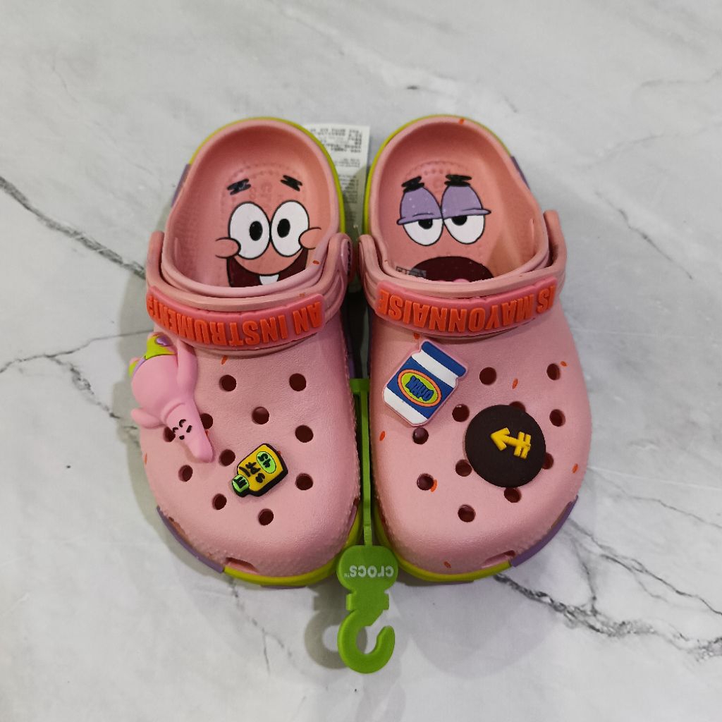 Jual Spongebob Patrick Classic Clog Kids And Junior Unisex/Sandal Clog ...