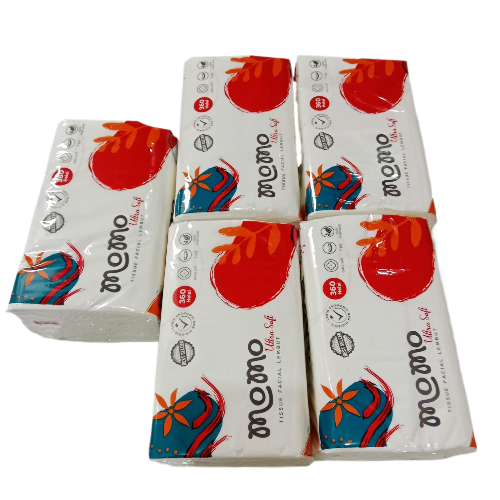 Jual TERLARIS (5 pack) TISU MOMO ULTRA SOFT 360 HELAI EXTRA SOFT 2 PLY ...