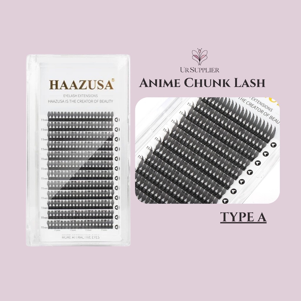 Jual HAAZUSA TYPE A - Anime Chunk Eyelash Extension, Comic Lash, Manga ...