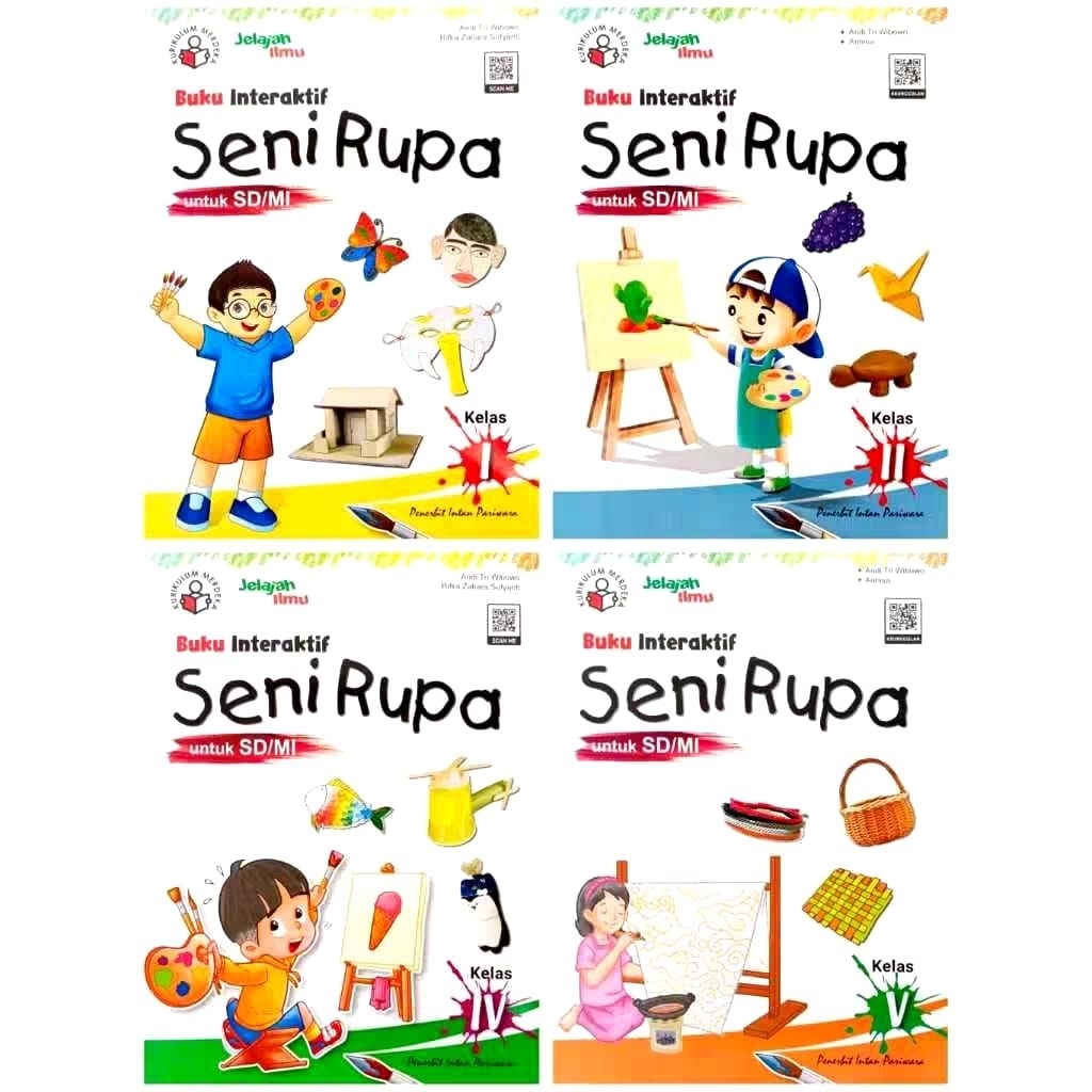 Jual Buku Seni Rupa intan pariwara SD/MI 1,2,4,5 Kurikulum Merdeka | Shopee Indonesia