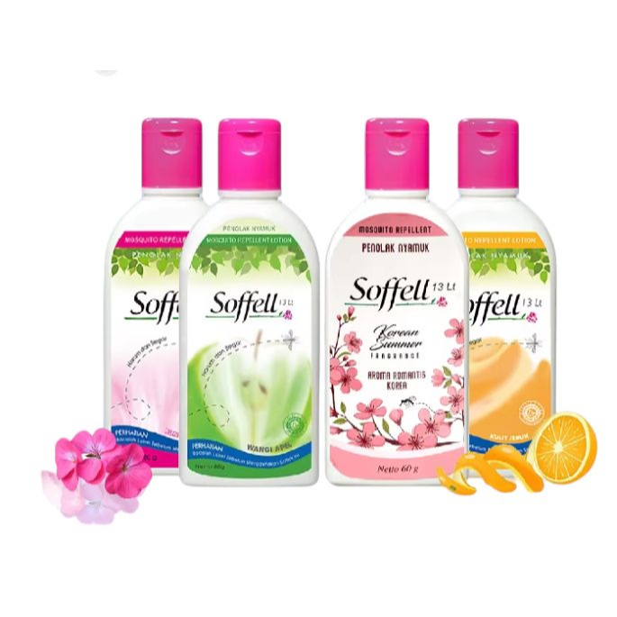 Jual Soffel Penolak Nyamuk 60 ml | Anti nyamuk | Geranium | Jeruk ...