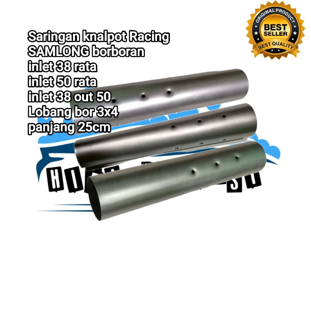 Jual Saringan knalpot Racing SAMLONG borboran inlet 38 rata / inlet 50 ...