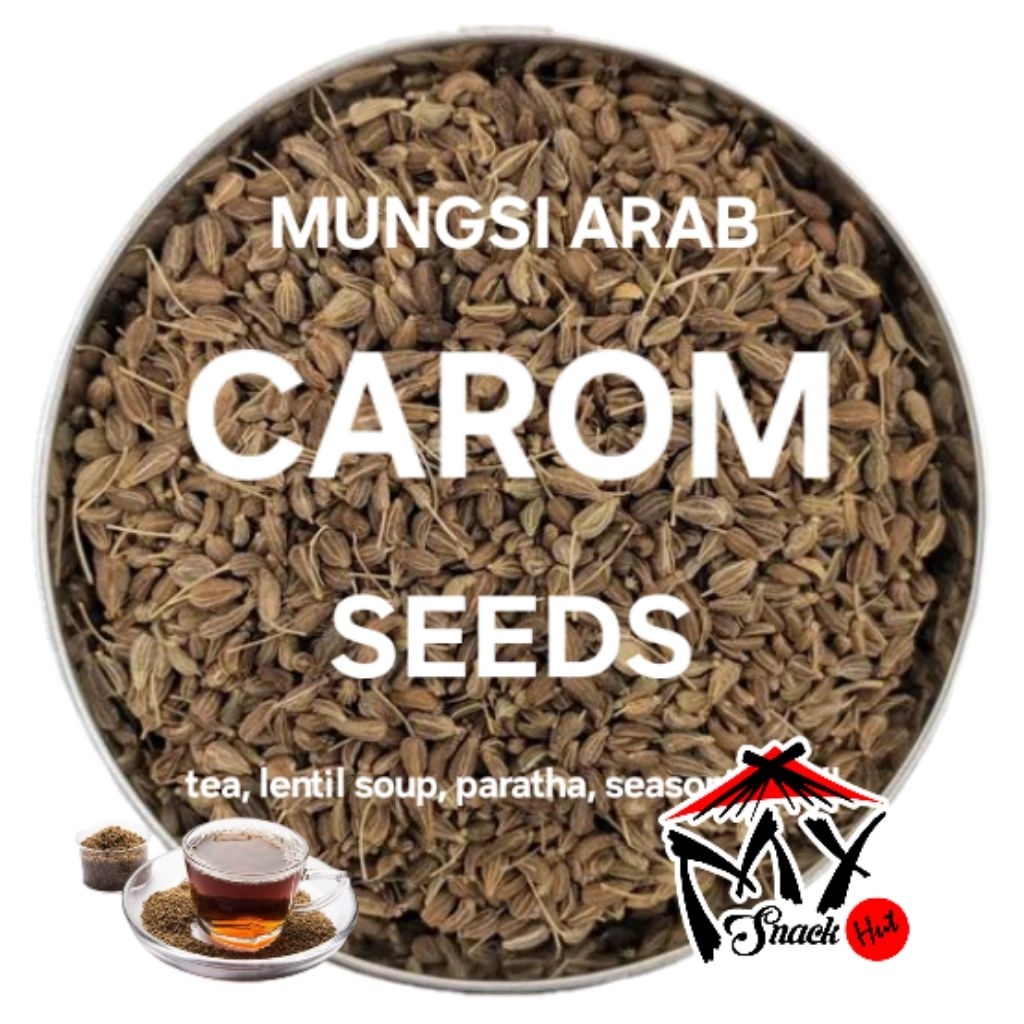 Jual CAROM SEEDS 100GR AJWAIN BIJI MUNGSI ARAB REMPAH JEMUJU LEMUJU ...