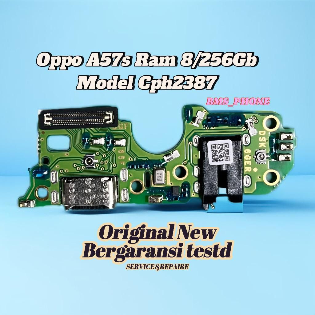 Jual Konektor Cas Papan Pcb Konektor Cas Mic Oppo A57s Ram 8/256Gb ...