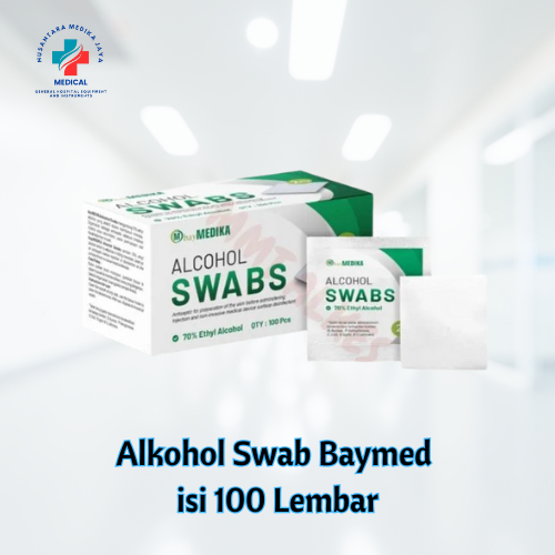 Jual Alkohol swab BAYMED 2ply Isi 100 Lembar | Shopee Indonesia