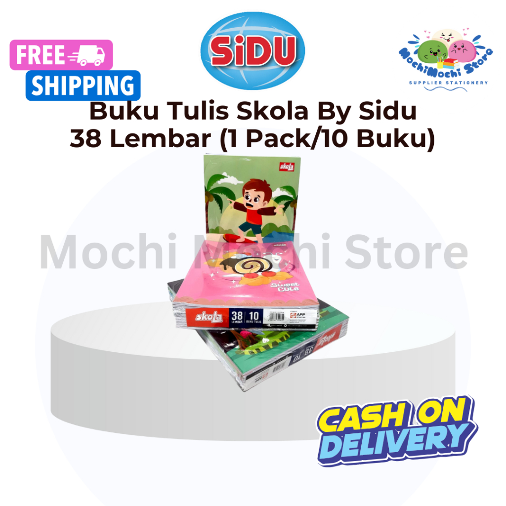 Jual HARGA GROSIR PER PACK/10 BUKU BUKU TULIS SIDU SKOLA / BUKU SKOLA ...