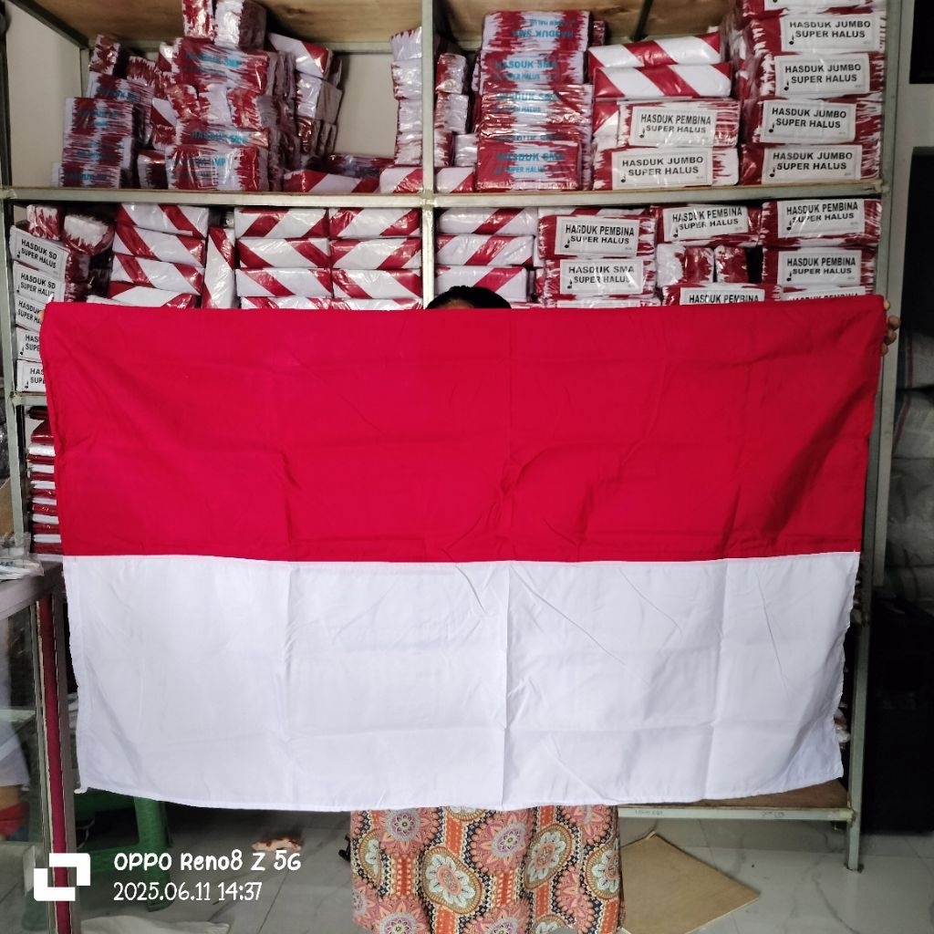 Jual Bendera Merah Putih / bendera bahan peles premium | Shopee Indonesia