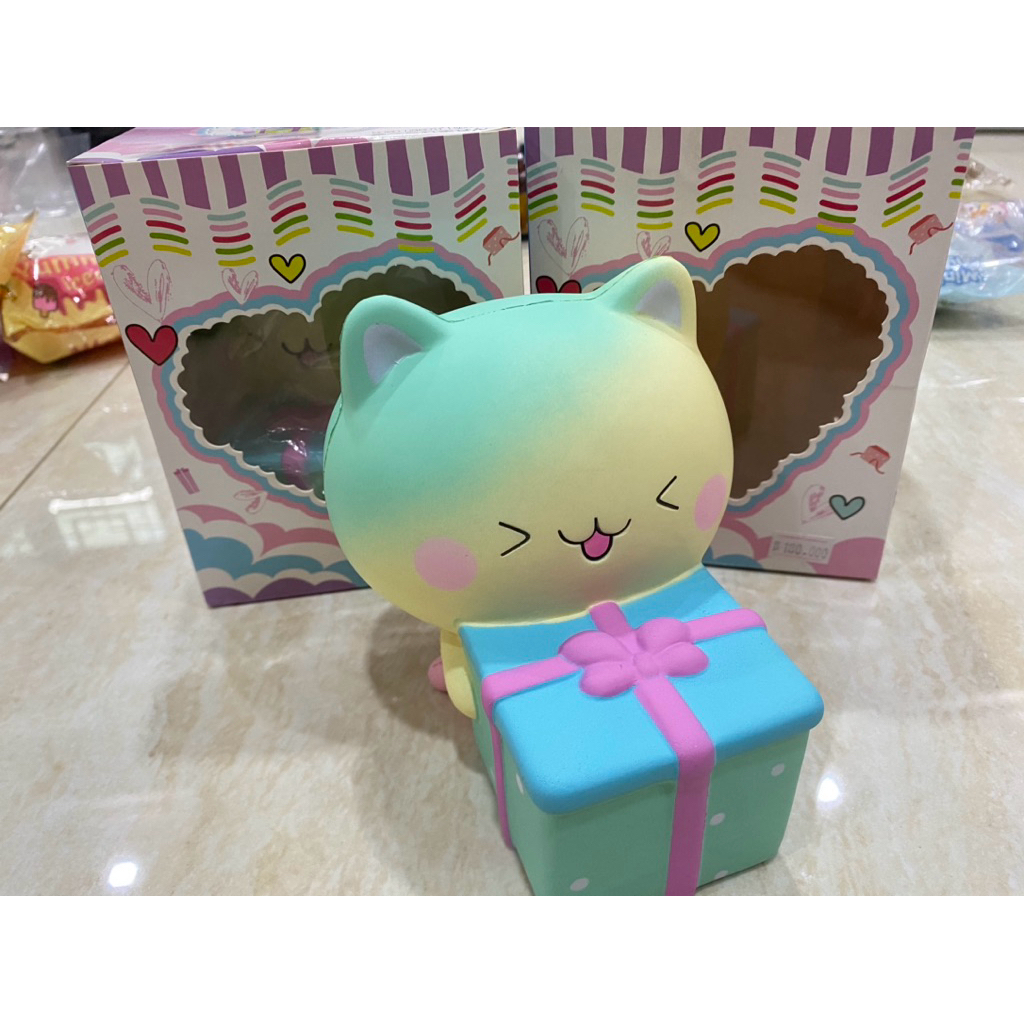 Jual Taburasa Jumbo Galaxy Cat Gift Box Squishy (include box) | Shopee Indonesia