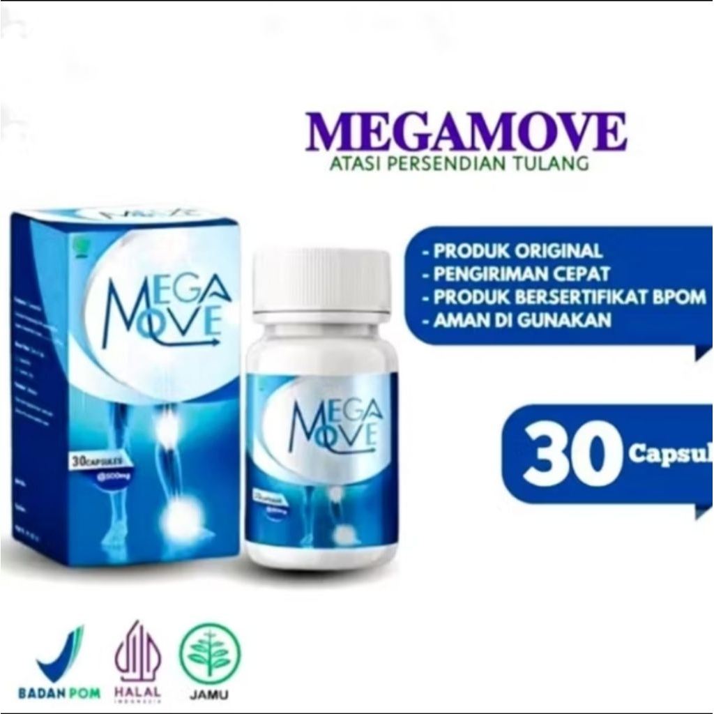 Jual MEGAMOVE ASLI OBAT NYERI SENDI ORIGINAL ( ISI 30 KAPSUL ) | Shopee ...