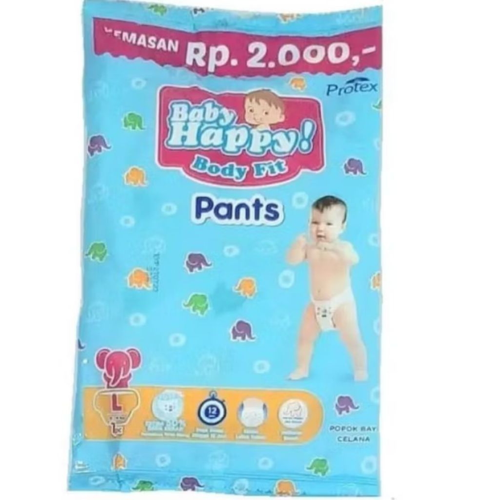 Jual PROMO Pampers baby happy (6pcs) | Shopee Indonesia