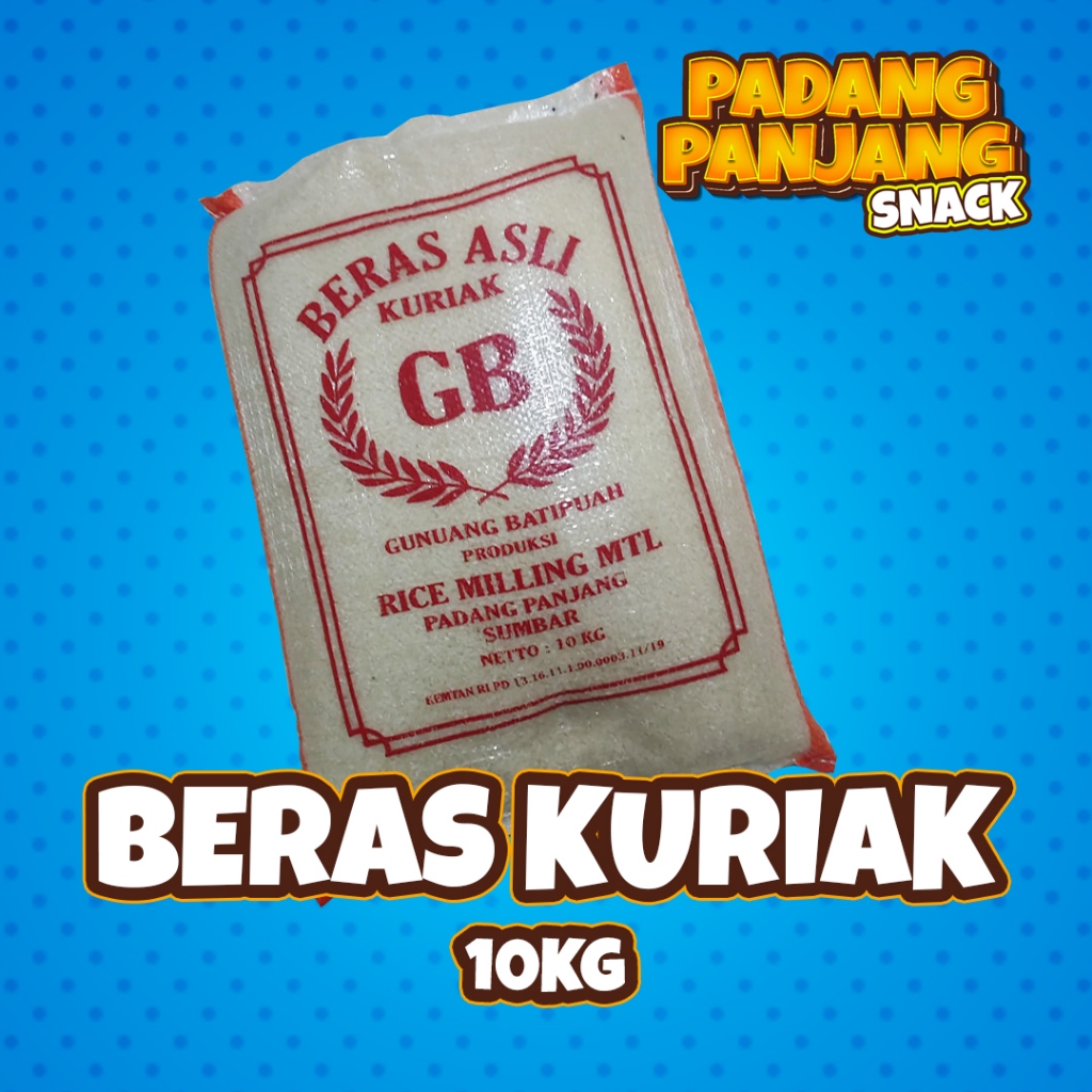 Jual BERAS KURIAK - KURIAK KUSUIK - BERAS PADANG 10KG | Shopee Indonesia
