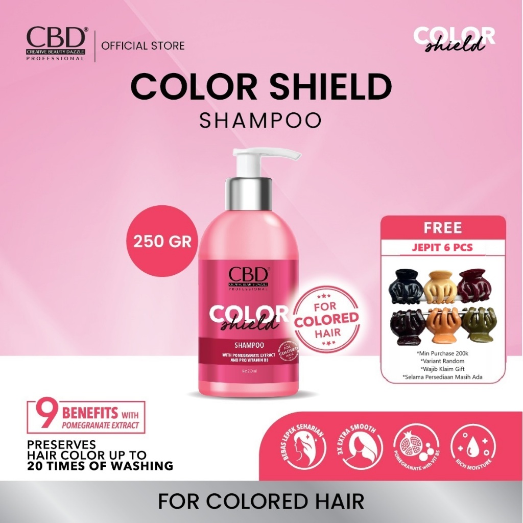 Jual CBD Color Shield Shampoo 250ml | Shopee Indonesia