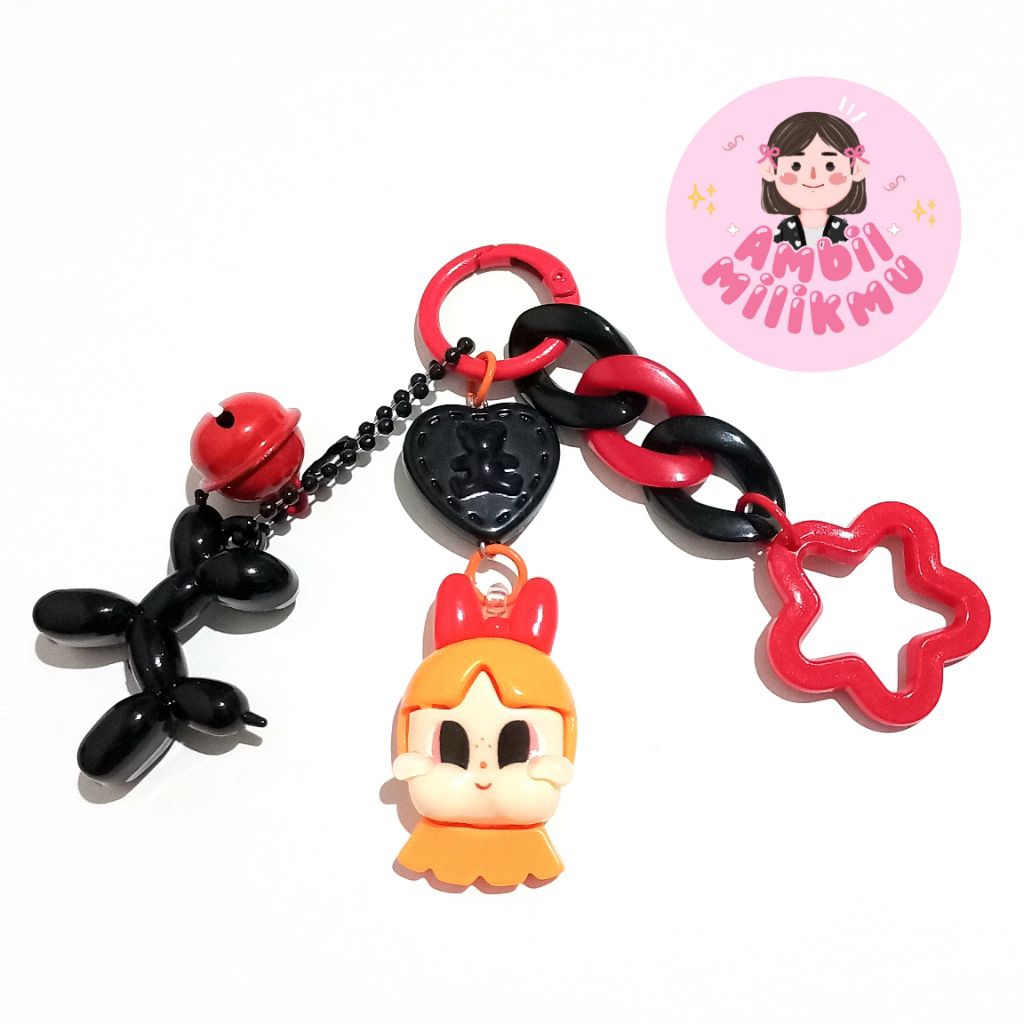 Jual cry baby bag charm | Powerpuff girls | keychain | gantungan kunci ...