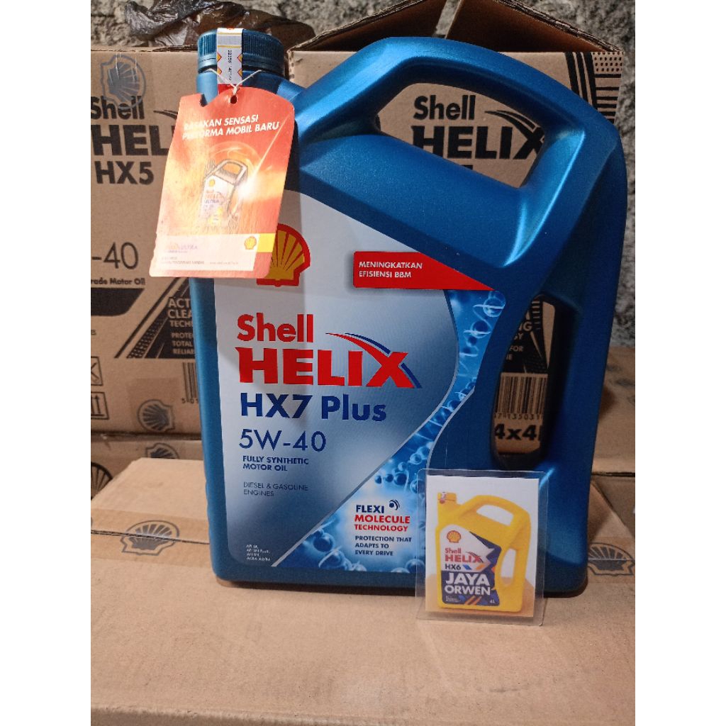 Jual OLI SHELL HELIX HX7 4LTR ORIGINAL BARCODE | Shopee Indonesia
