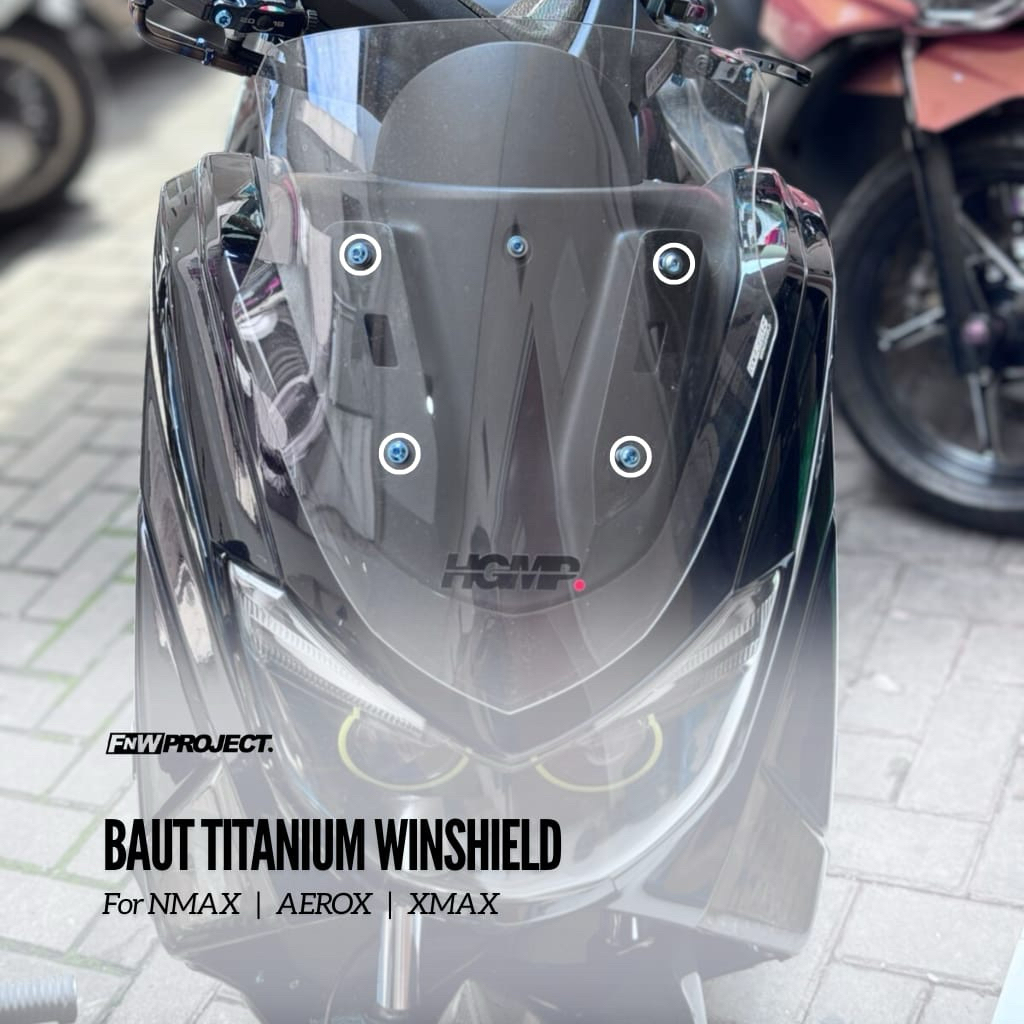 Jual BAUT TITANIUM VISOR NMAX | Shopee Indonesia