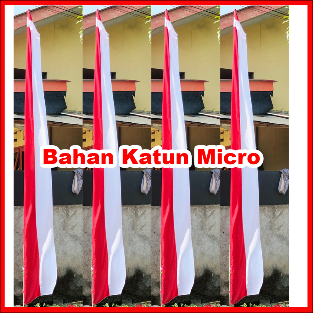 Jual BENDERA UMBUL UMBUL LAYUR MERAH PUTIH/UMBUL UMBUL PANJANG - UMBUL" BANDIR | Shopee Indonesia
