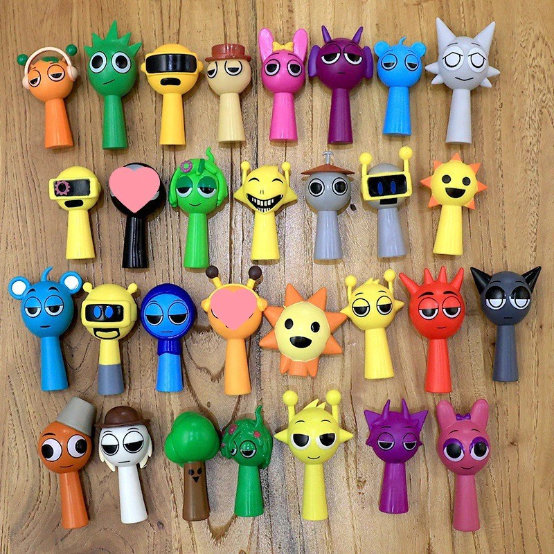 Jual 12pcs set Figure Mainan Incredibox Sprunki Figure Game Dr Harrison ...