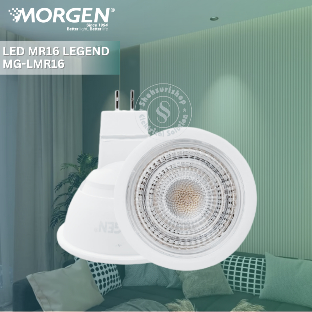 Jual MORGEN LED SPOTLIGHT FITTING MR 16 MG-LMR16 5W 7W LAMPU SPOTLIGHT ...