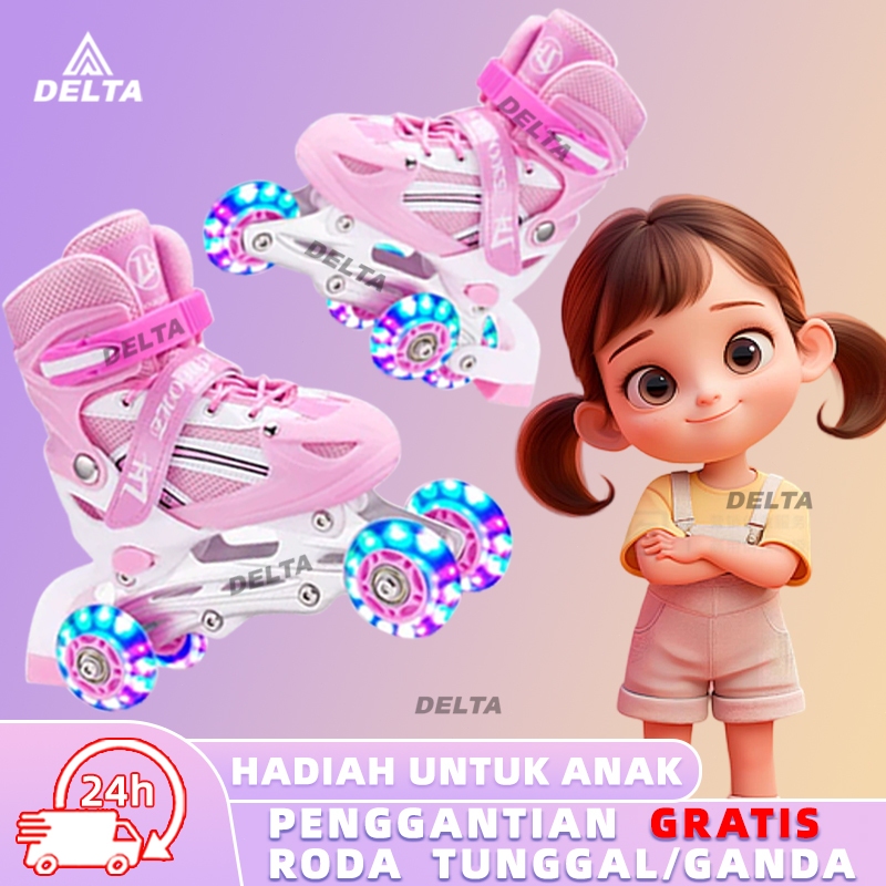 Jual Bisa Model Bajaj Sepatu Roda sepatu roda anak perempuan roda 4 ...