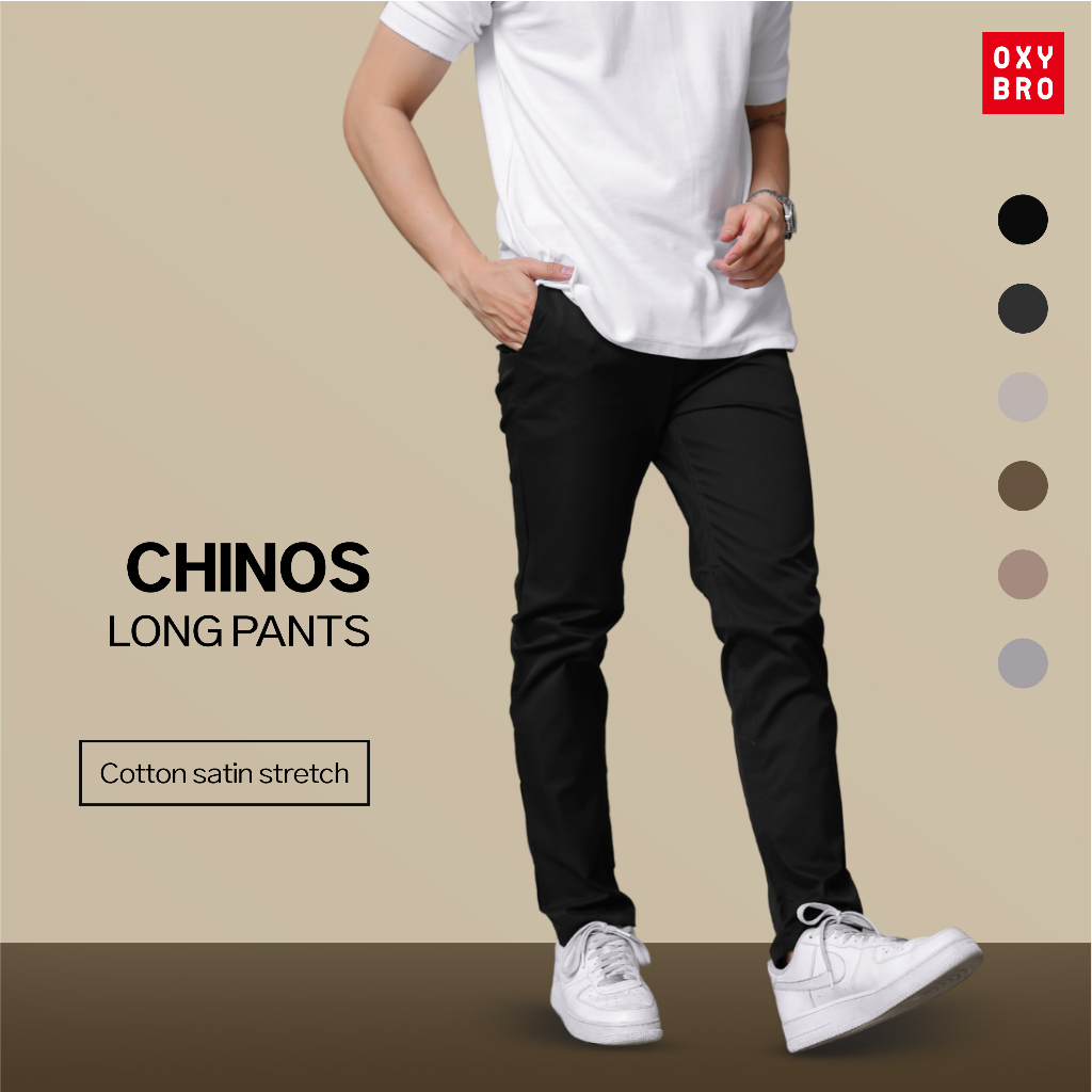 Jual OXYBRO - Chinos Panjang | Celana Panjang Pria - Celana Chinos ...