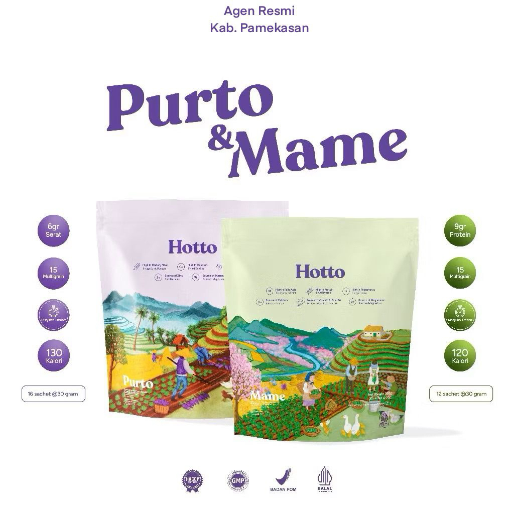 Jual HOTTO PURTO & HOTTO MAME, AGEN RESMI 100% ORIGINAL | Shopee Indonesia