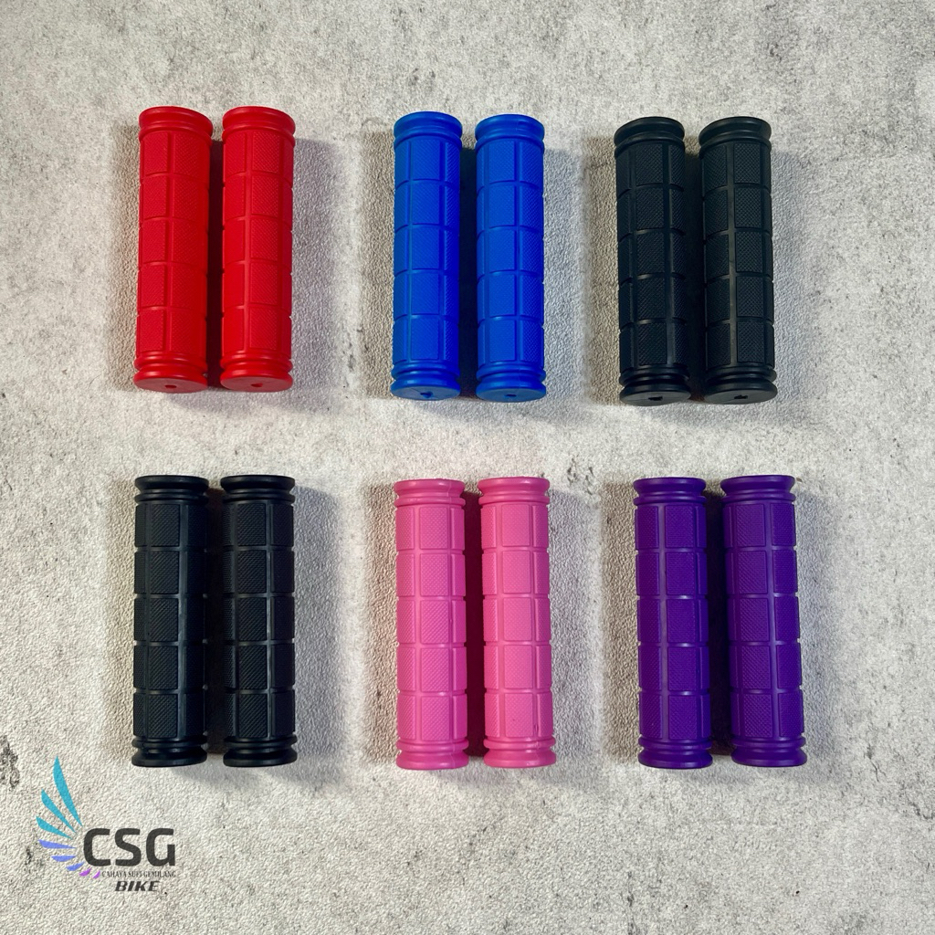 Jual Hanfat Hand Grip Karet Stang Kong Stir BMX MTB MINI FIXIE Model ...