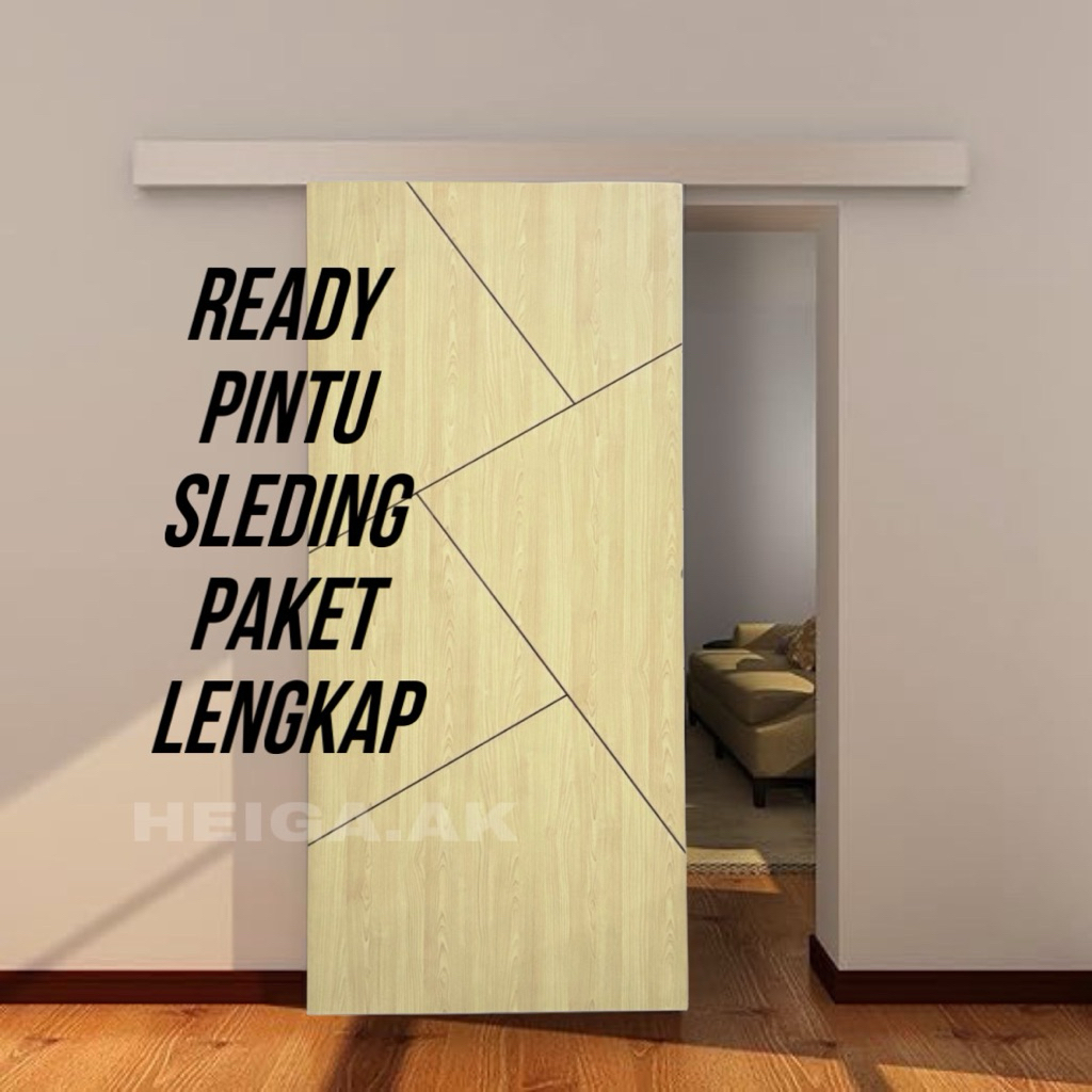 Jual satu set pintu sleding/geser | paket lengkap pintu sleding | pintu ...