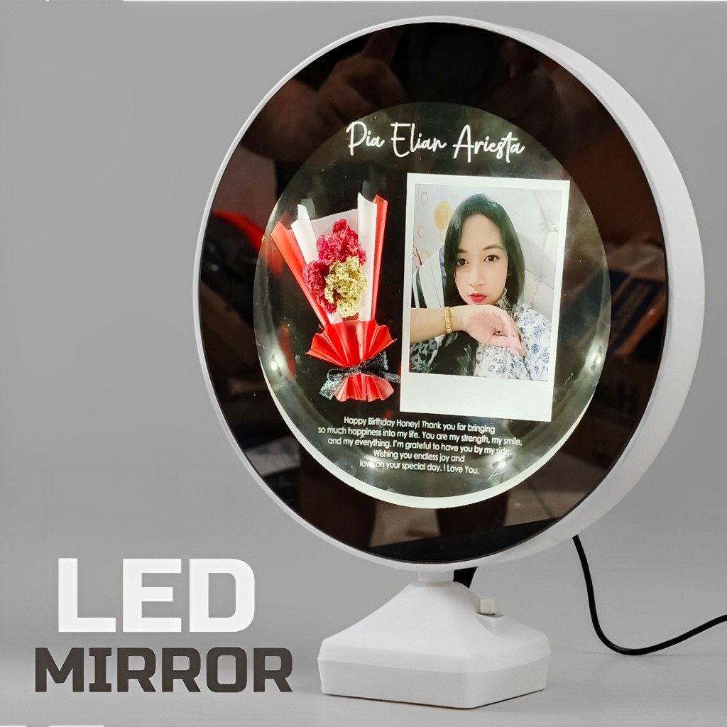 Jual Cermin Ajaib Dengan Frame Foto Kado Kado Ulangtahun / Wisuda ...
