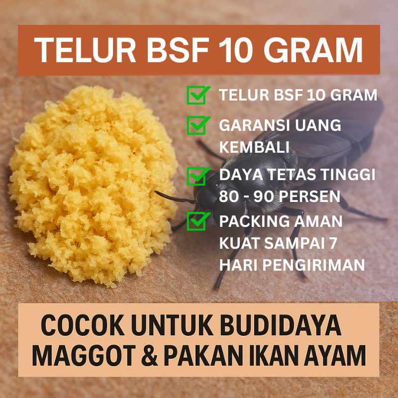 Jual Telur BSF Segar Berkualitas,Pakan Alami Terbaik Untuk Unggas Dan ...