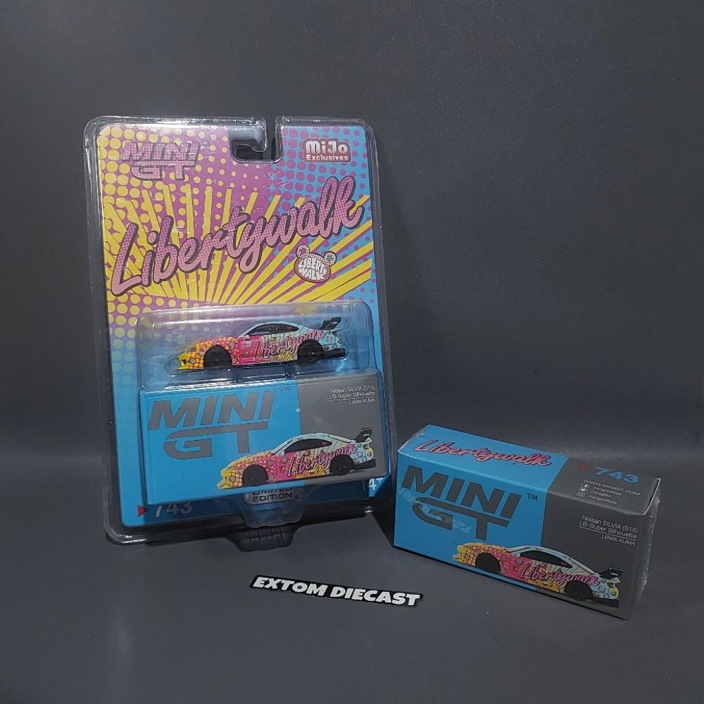 Jual Mini GT 743 Nissan Silvia S15 LBWK KUMA | Shopee Indonesia