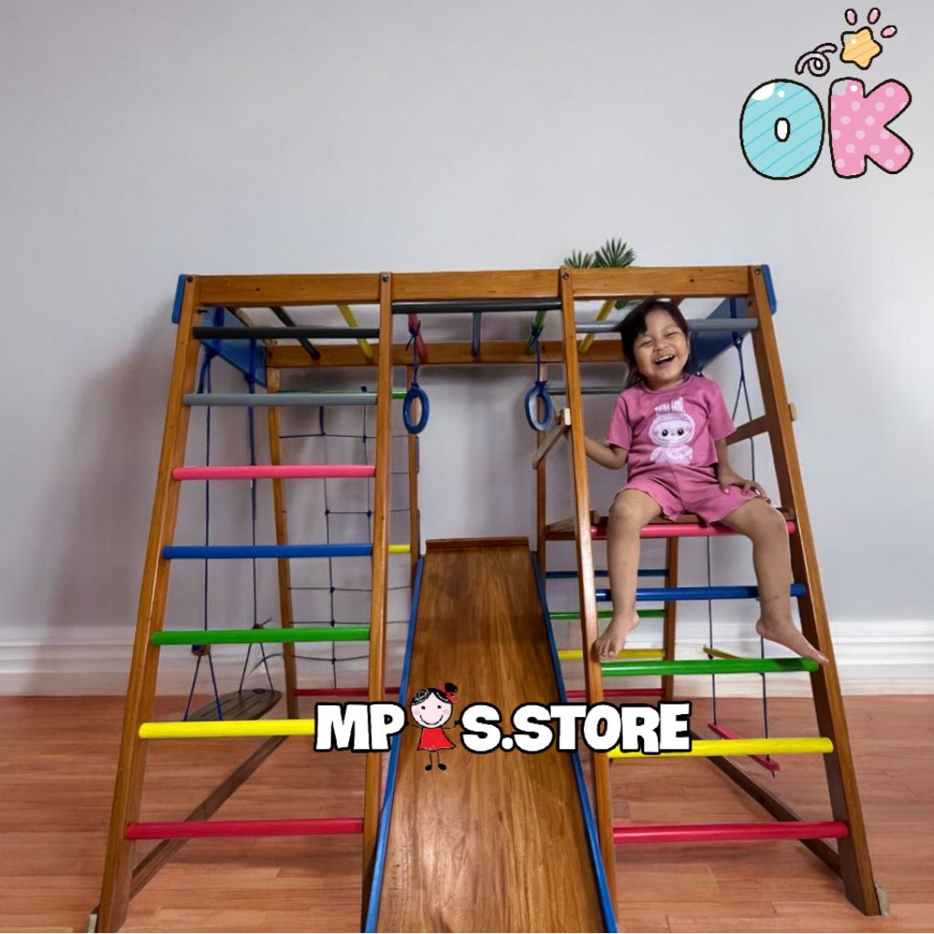 Jual Brakiasi Mainan Playground Anak 150x150 Fullset Warna | Shopee ...