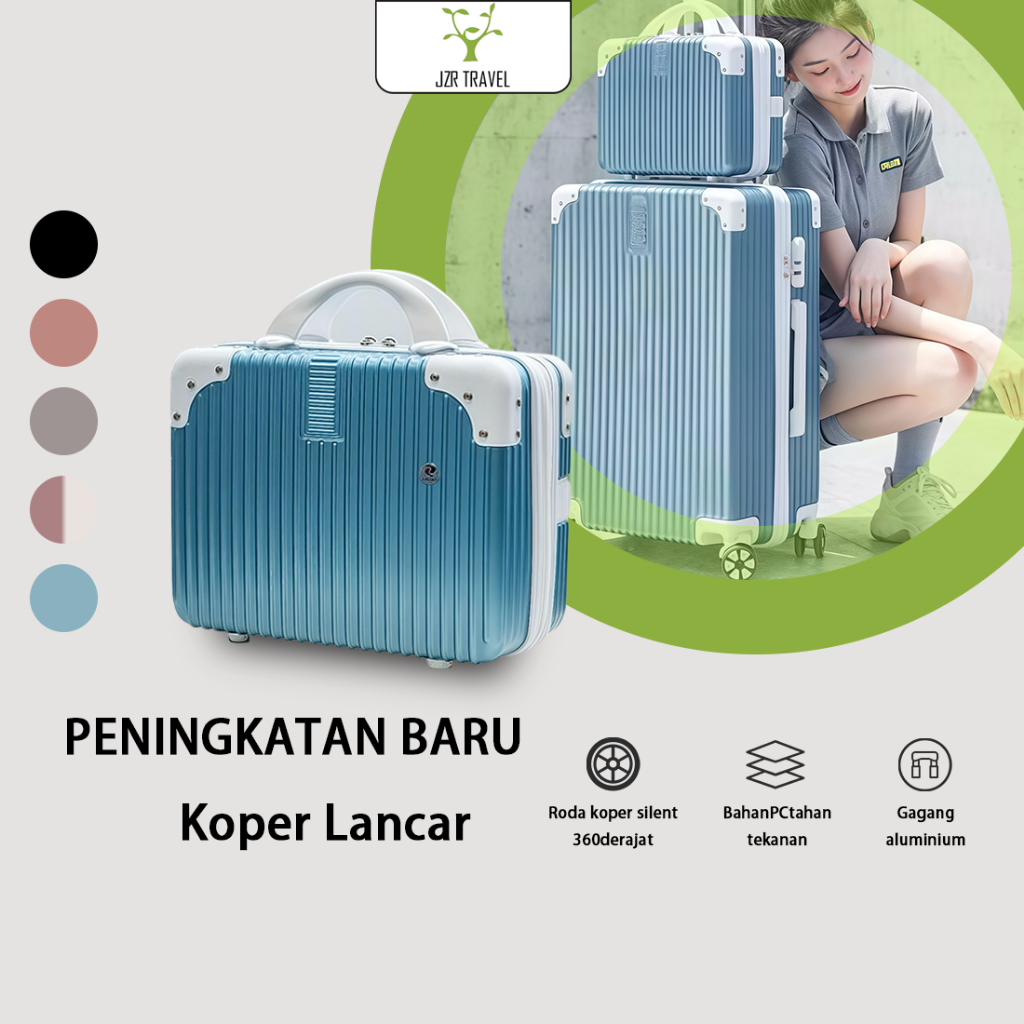 Jual JZR Koper 14 inch Mini Beauty Case tas make up koper Kosmetik ...