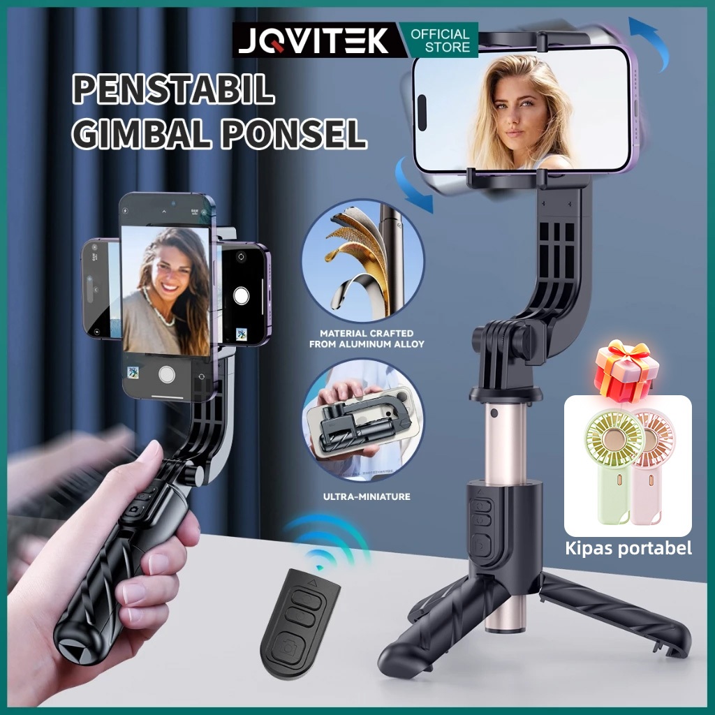 Jual Jqvitek Gimbal hp Stabilizer Handphone Bluetooth Mini Selfie Stick ...