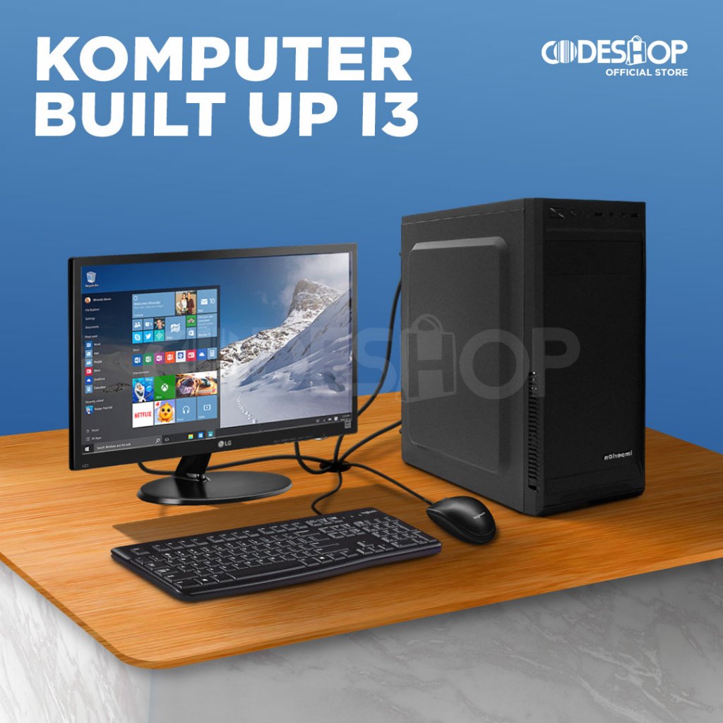 Jual Komputer Kasir Paket PC Rakitan CPU Intel Core i3 RAM 8GB SSD 256GB LED LG Program IPOS 4 ...
