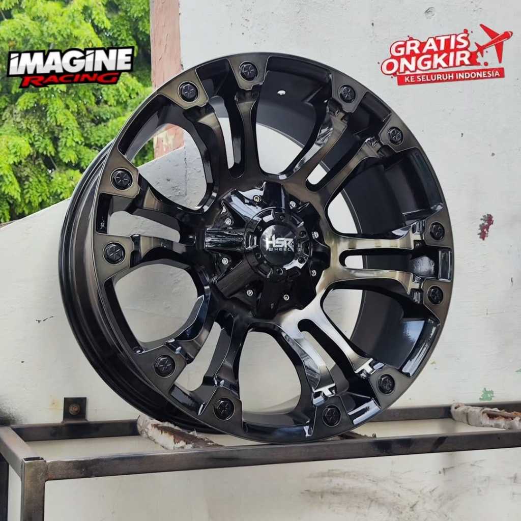 Jual VELG MOBIL HSR LUMBIS R20 PCD 6X139,7 PAJERO FORTUNER RANGER HILUX TRITON DMAX STRADA PRADO ...