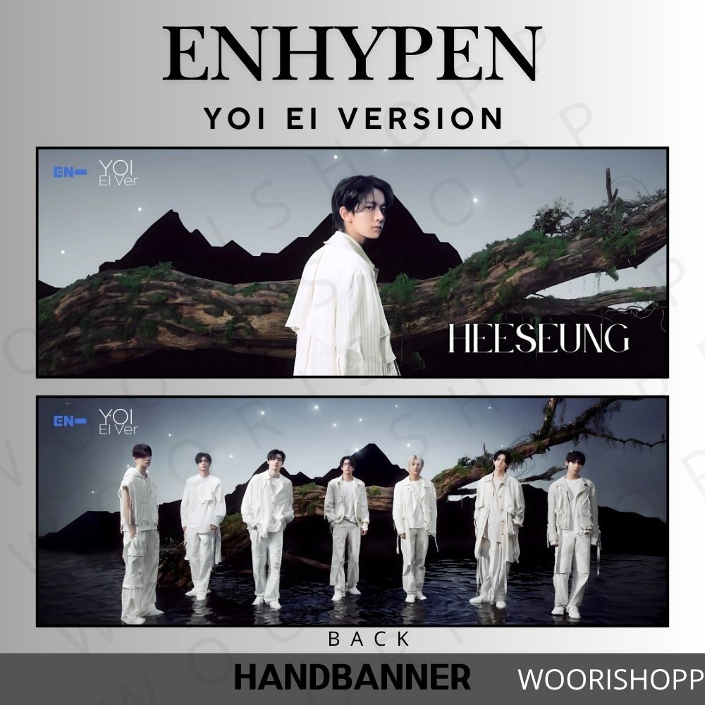 Jual HAND BANNER ENHYPEN YOI 2SISI KPOP UNOFFICIAL ENGENE HEESEUNG JAKE ...