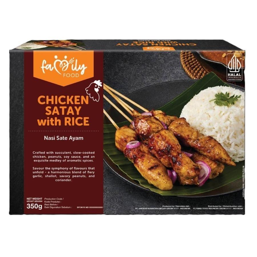 Jual Makanan Instant Siap Santap Family Food Chicken Satay With Rice ...